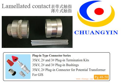 35kV 2# And 3# Plug In euromold termination kit Connector For PT