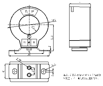 C -GIS LV Gis Current Transformer Fixed Cable Ring Type For Metering