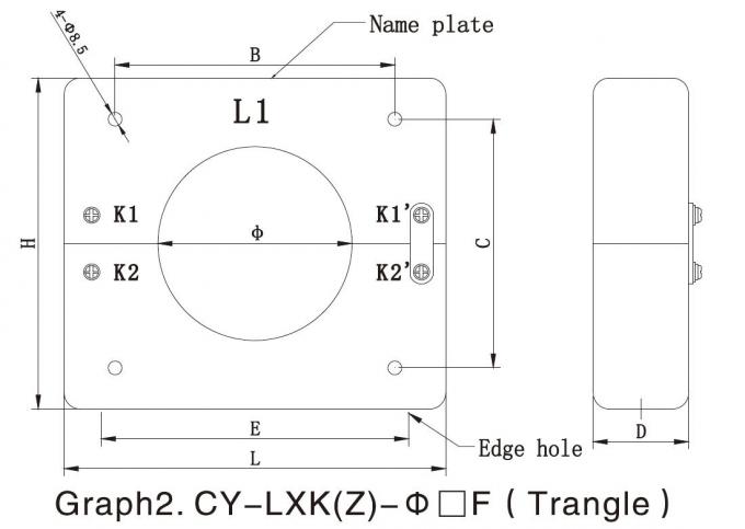 Dry Type Zero Sequence Split Core Current Transformer Residual Current