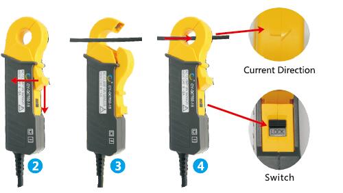 5A/100A Split Core Current Transducer Open Type Light Weights Easy To ...
